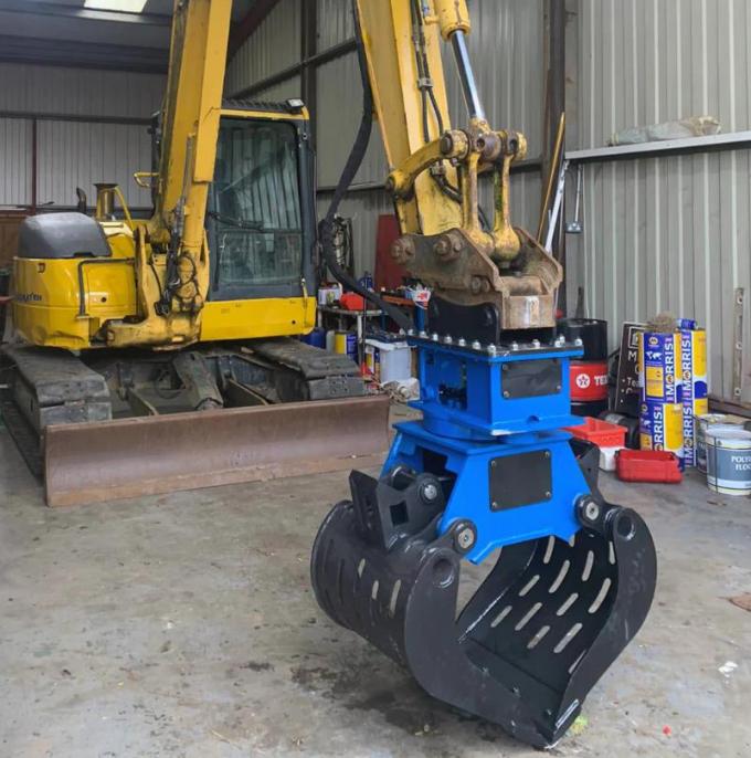 Hydraulic Rotary Excavator Selector Sorting Grab for 7-10 Ton Excavator