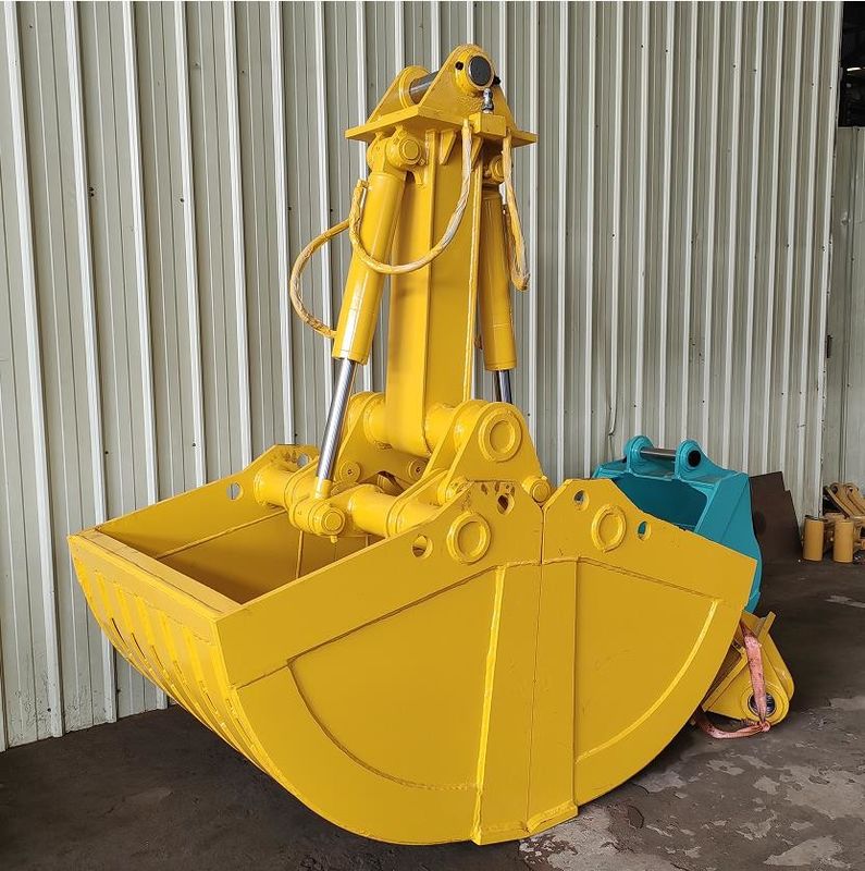 Excavator Hydraulic Clamshell Bucket for telescopic dipper arm For ...