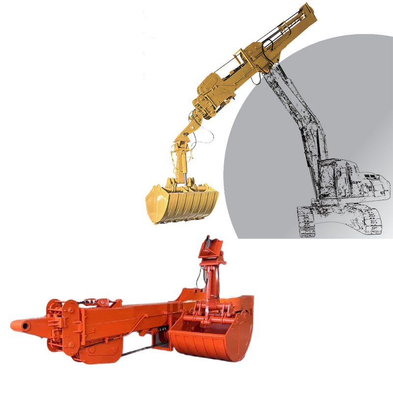 Long Reach Boom Excavator Telescopic Arm Dipper Stick Excavator Long ...