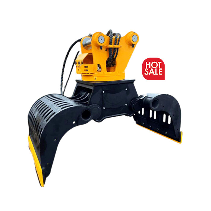 Excavator Demolition Sorting Grab , Rotating Engcon Sorting Bucket