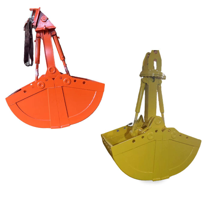 24-38 Ton Mechanical Grab Bucket Excavator Clamshell Bucket For PC240 ...
