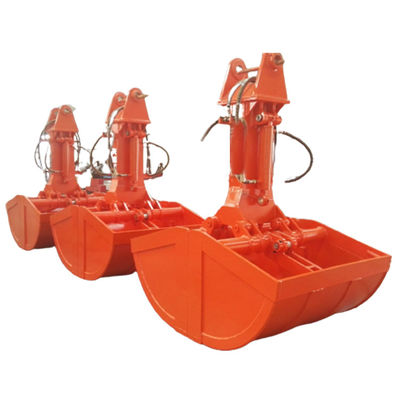 Mechanical Hydraulic Excavator Clamshell Bucket For 20 Tons 25 Tons Excavator